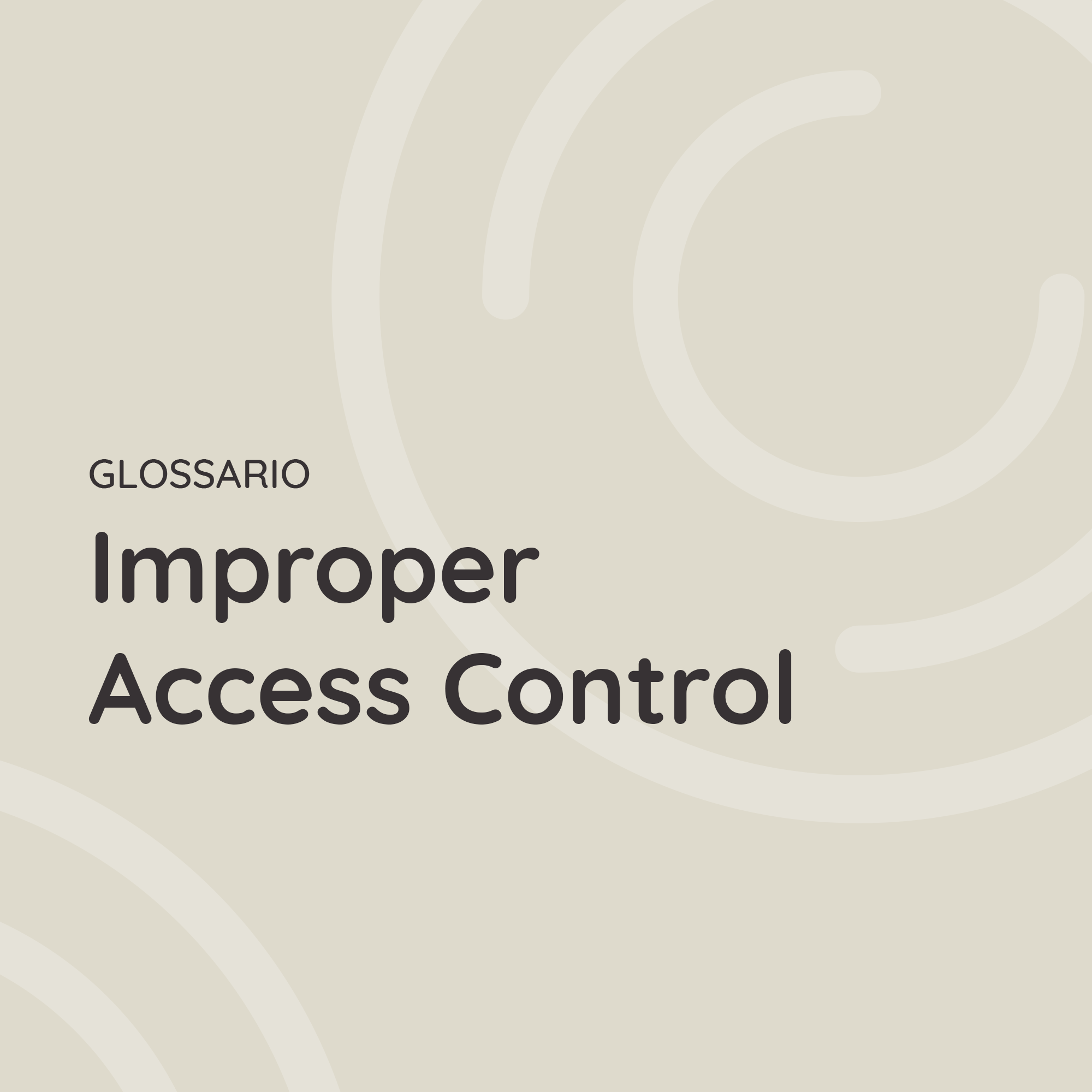 Improper Access Control - Studio Consi